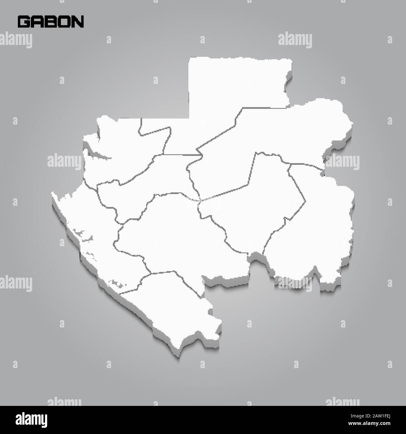 Gabon 3d Stock Vector Images - Alamy