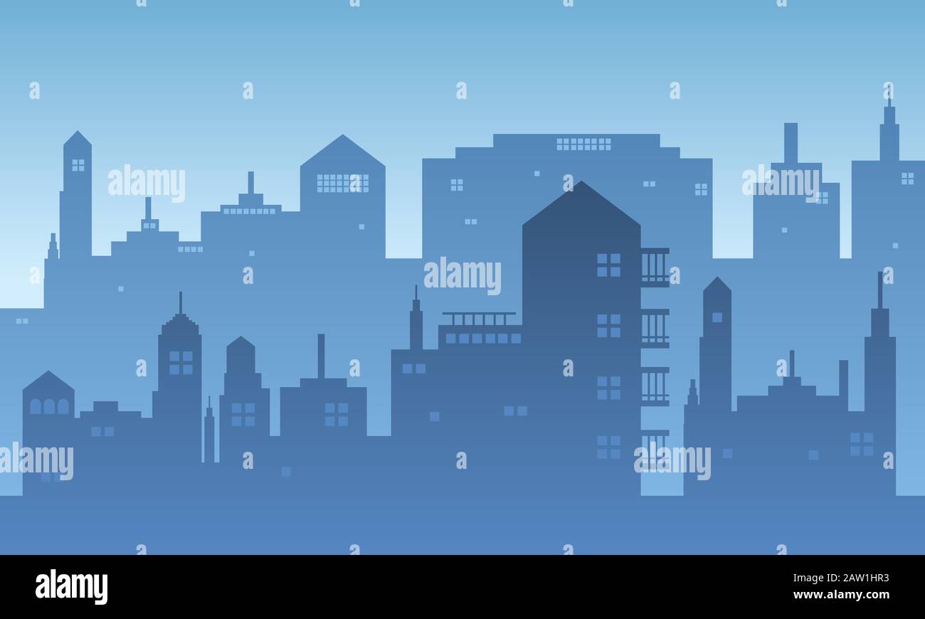 City sky line view from Stock Vector Images - Alamy