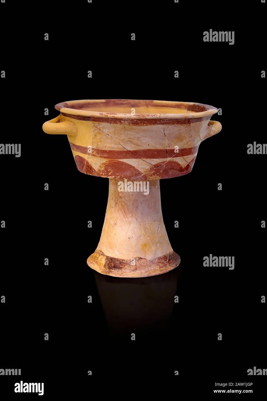 The Minoan domestic vessels, a bowl on stand, Early Protopalatial ...