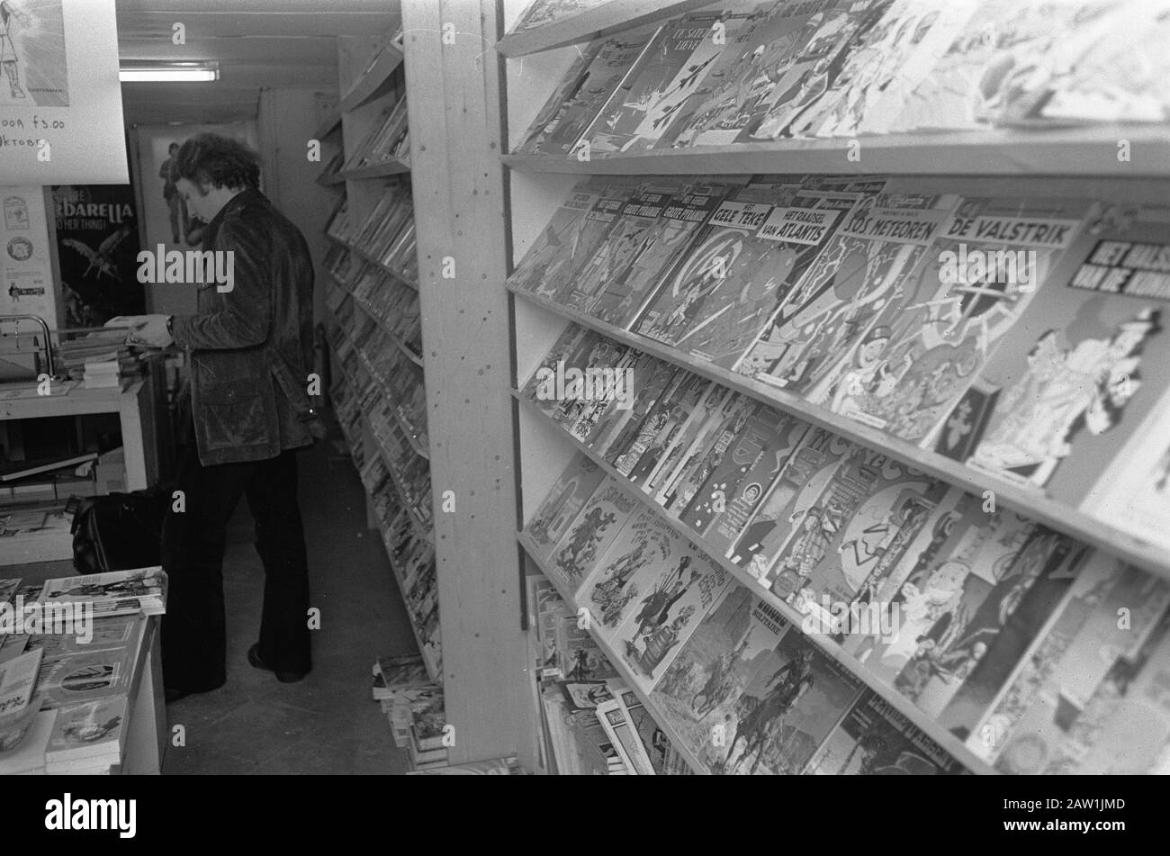 Comic book store lambiek Black and White Stock Photos & Images - Alamy