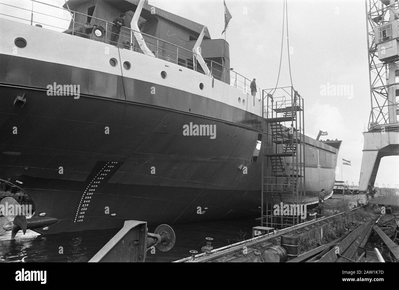 Mission Zaanlandse Shipbuilding Me launching Fairlift, hull number 515 ...
