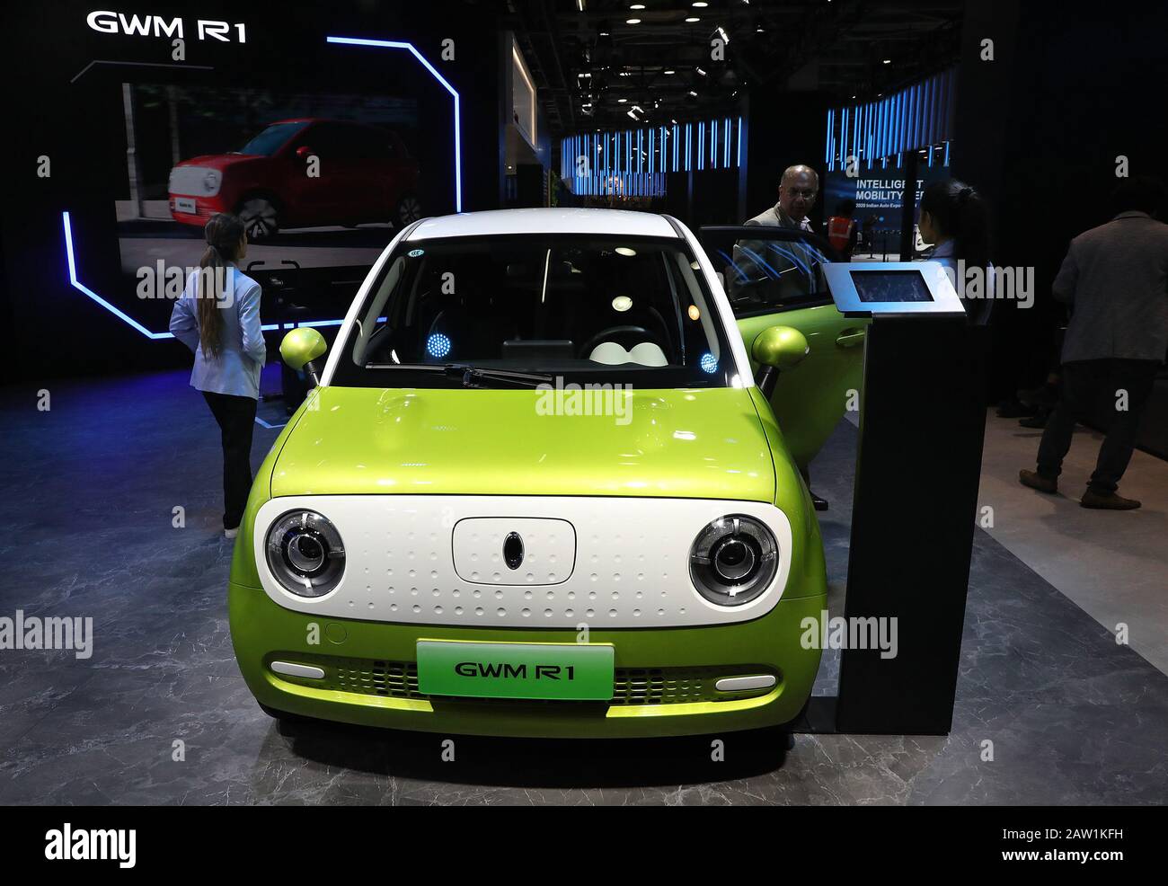 New Delhi, Auto Expo 2020. 7th Feb, 2020. Photo taken on Feb. 5, 2020 ...