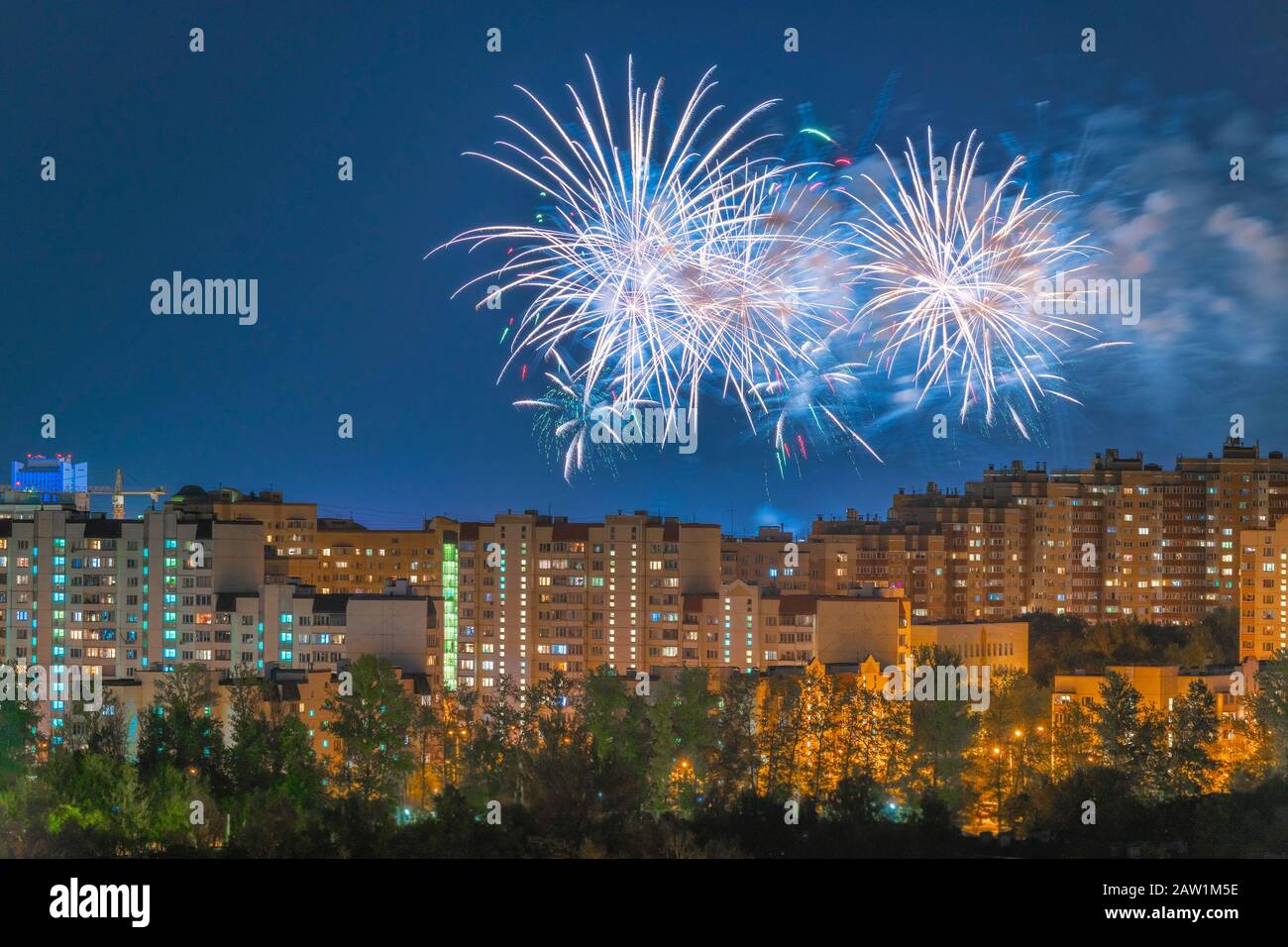 Fireworks festival in moscow hi-res stock photography and images - Alamy
