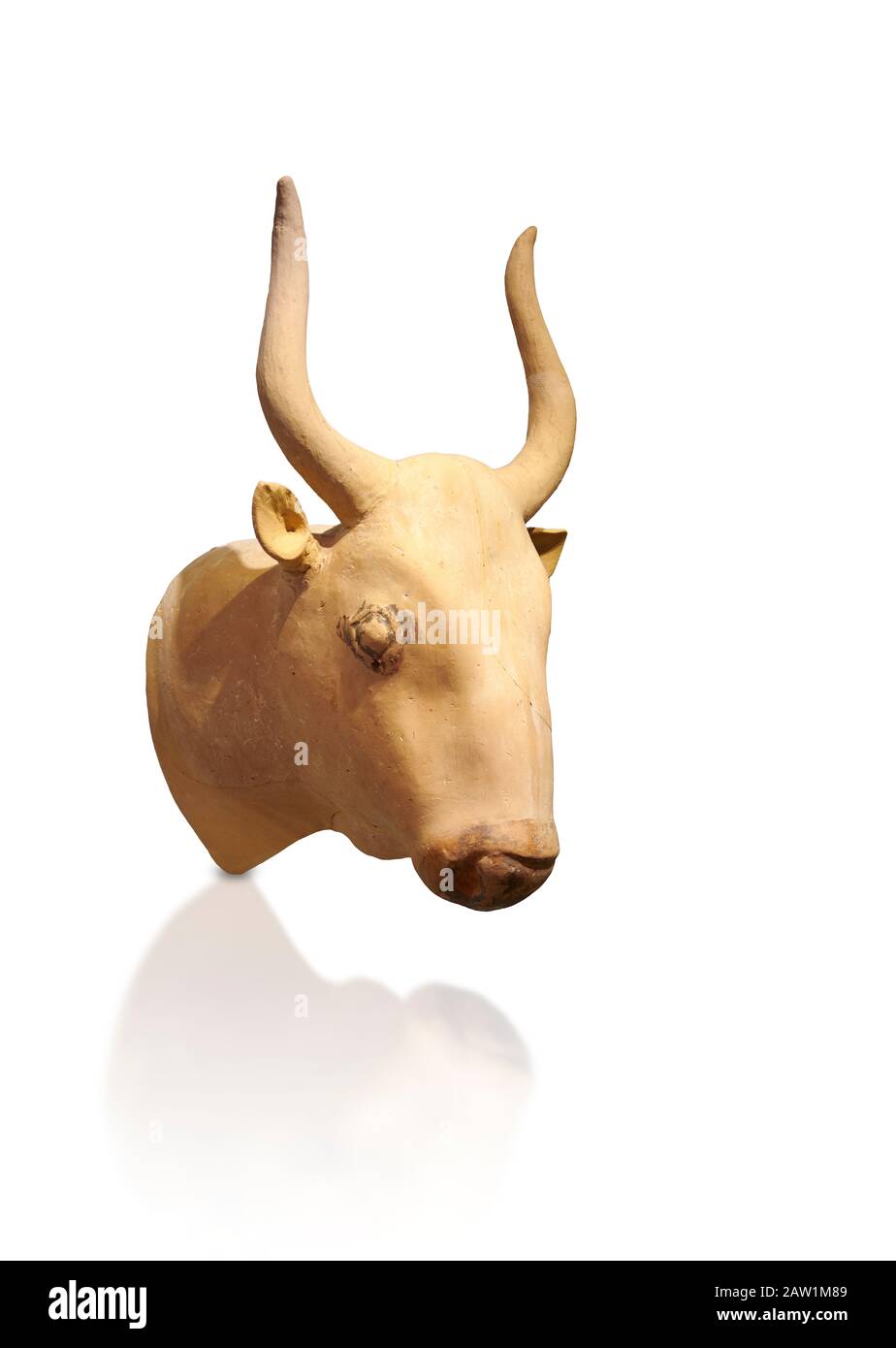 Minoan bull's head rhython libation vessel, Phaistos palace 1700-1600 ...