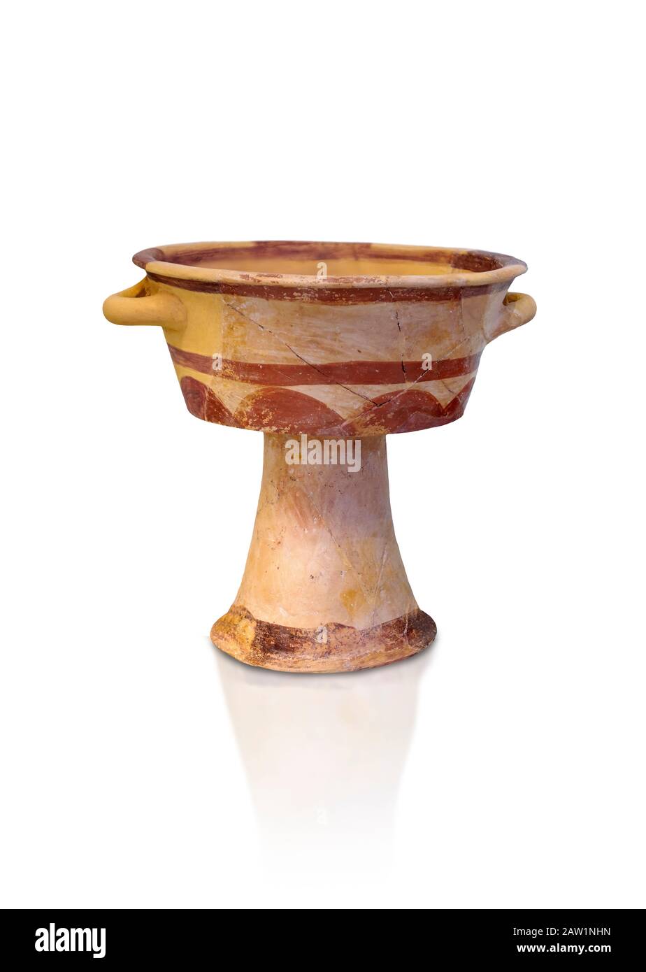 The Minoan domestic vessels, a bowl on stand, Early Protopalatial ...