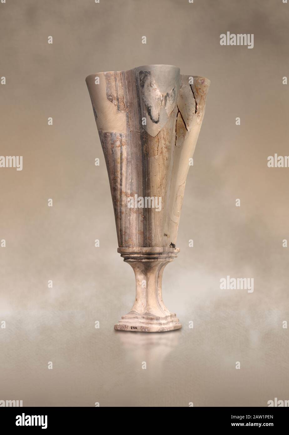 Minoan stone chalice hi-res stock photography and images - Alamy