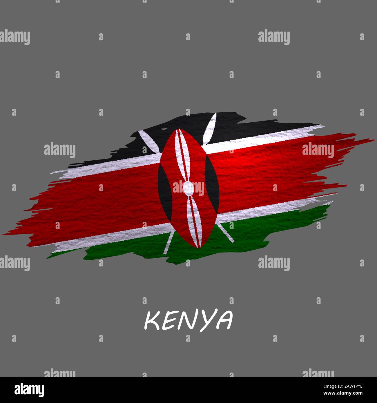 Celebration kenya flag event Stock Vector Images - Alamy