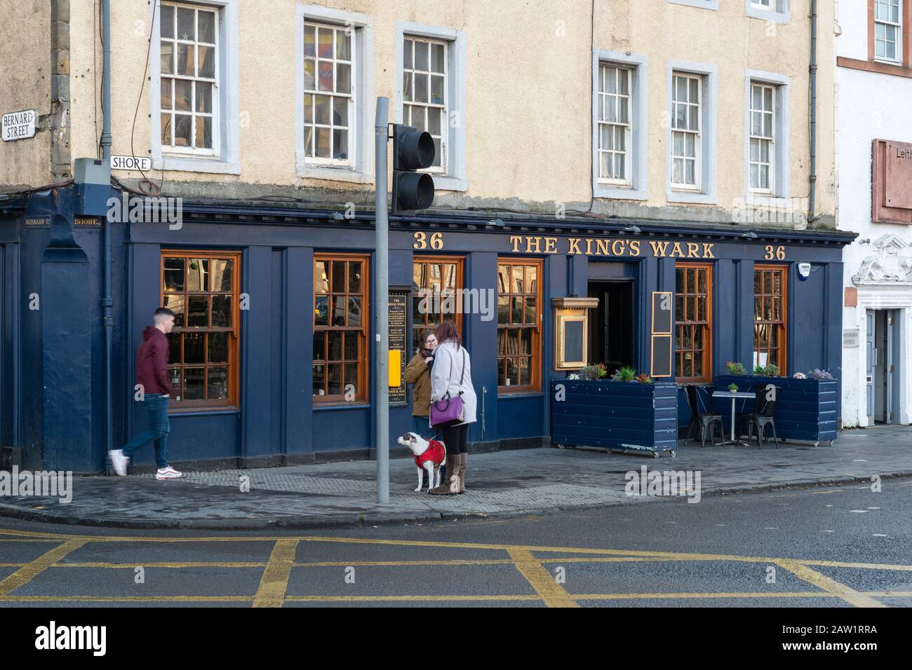 The King’s Wark pub on the corner of Bernard Street and The Shore in ...