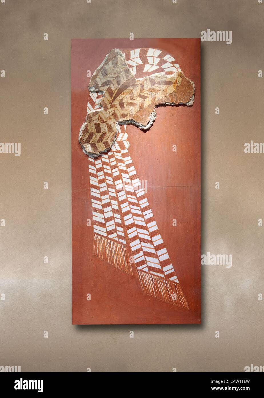 Minoan 'Sacred Knot" fresco wall art depicting the religious apotropaic ...