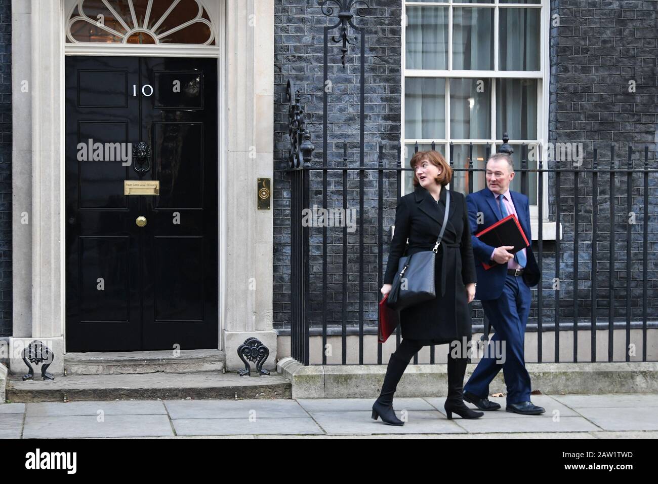 Culture Secretary Nicky Morgan (left) and Welsh Secretary Simon Hart ...