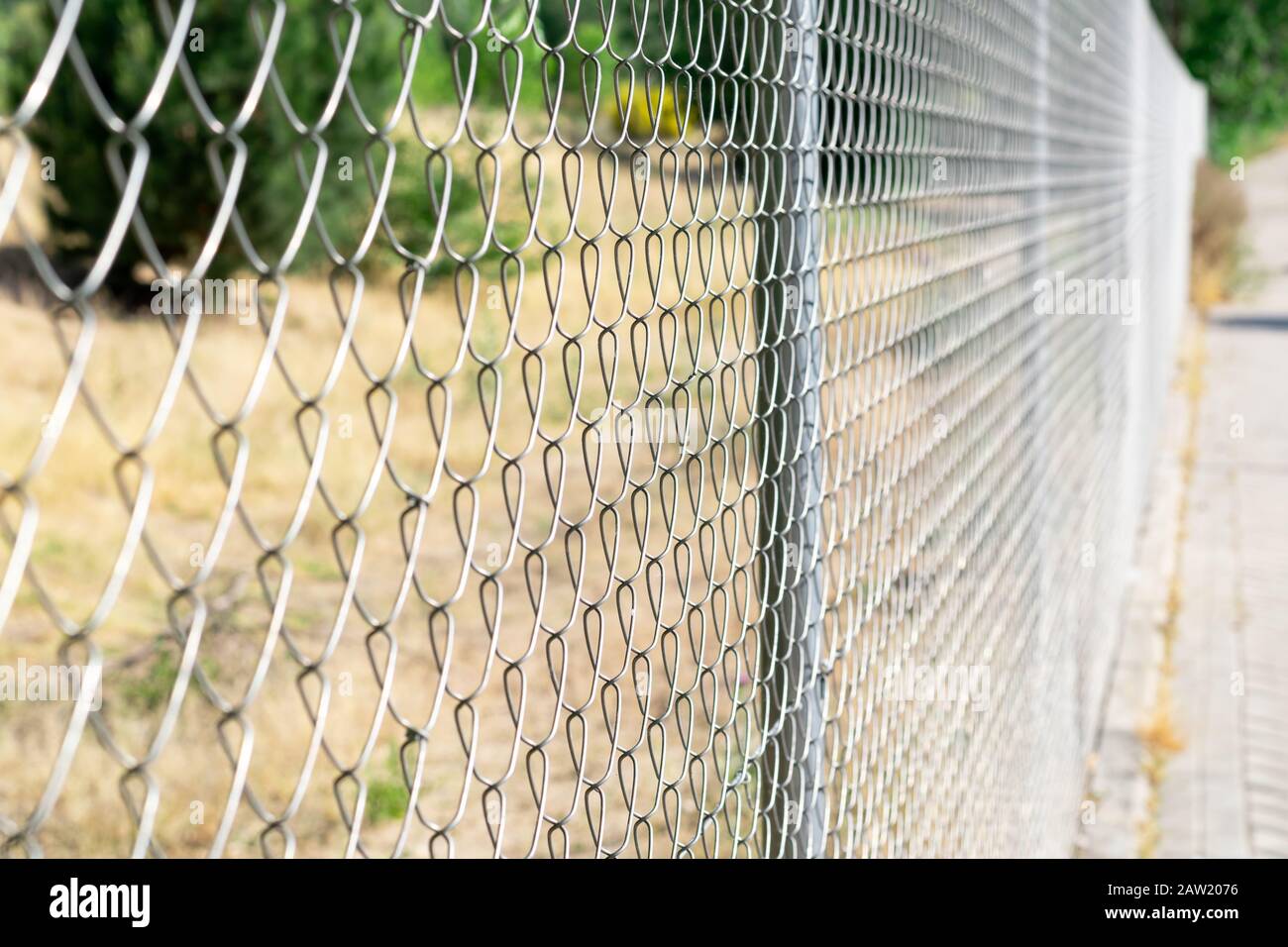 Fence perspective hi-res stock photography and images - Alamy