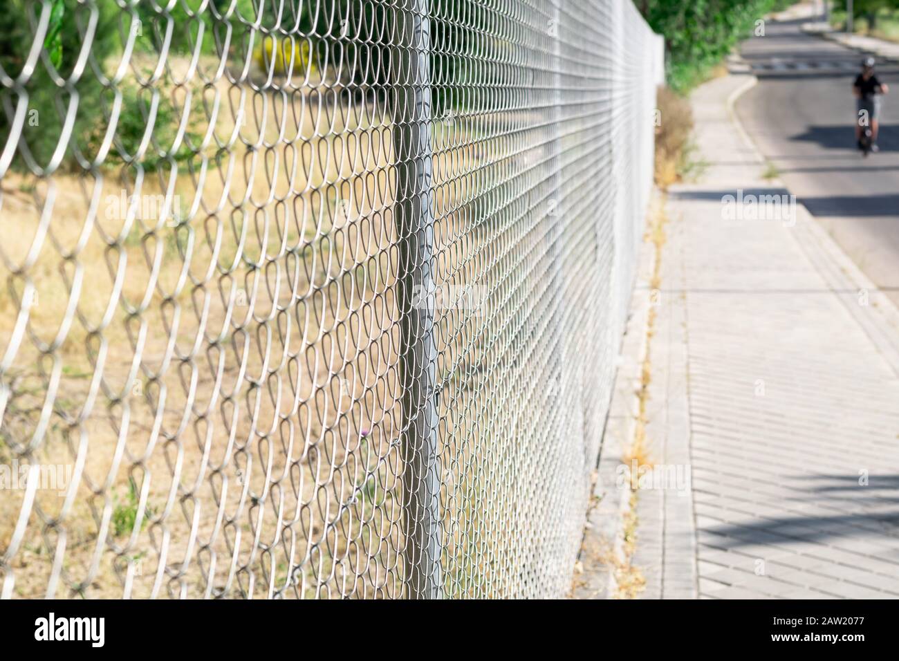 Fence perspective hi-res stock photography and images - Alamy