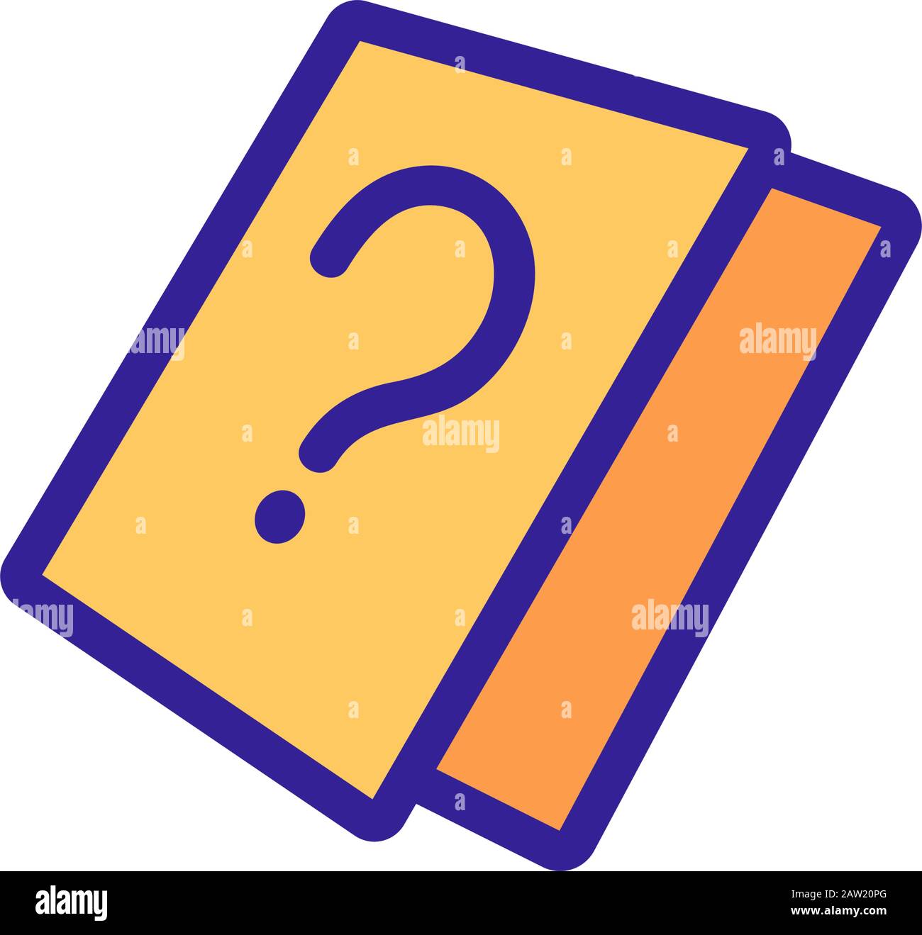 questions and answers icon vector. Isolated contour symbol illustration ...
