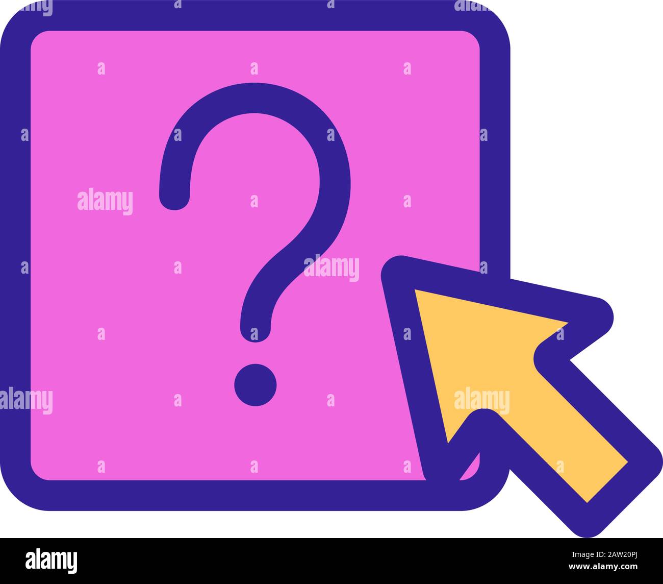 questions and answers icon vector. Isolated contour symbol illustration ...