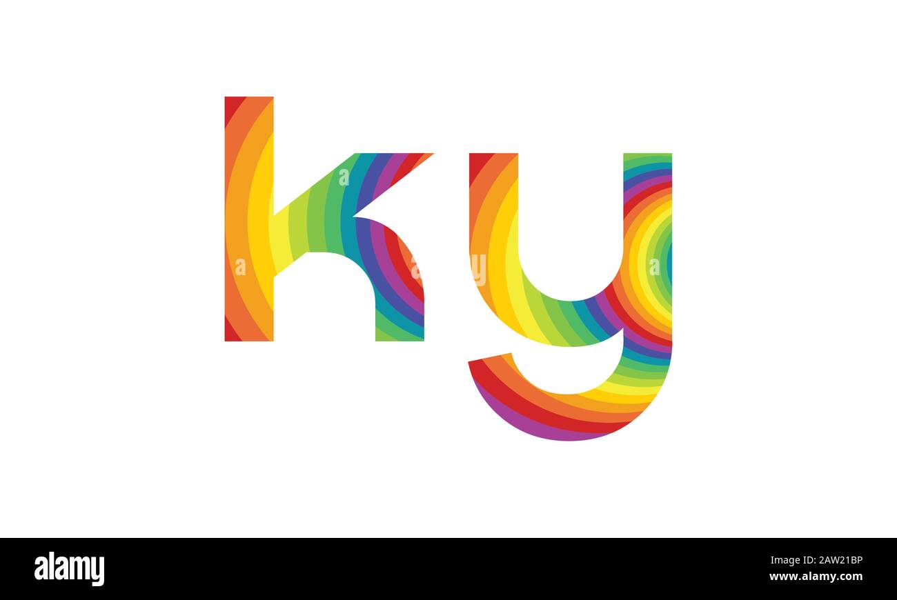 Ky logo design hi-res stock photography and images - Alamy