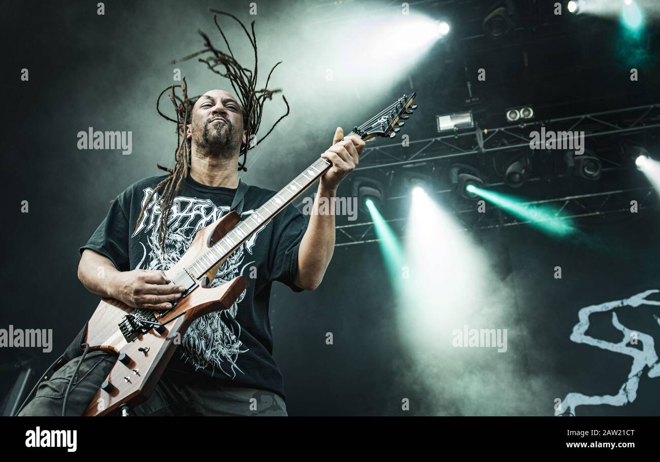 Copenhagen, Denmark. 23rd, 2018. The American death metal band ...