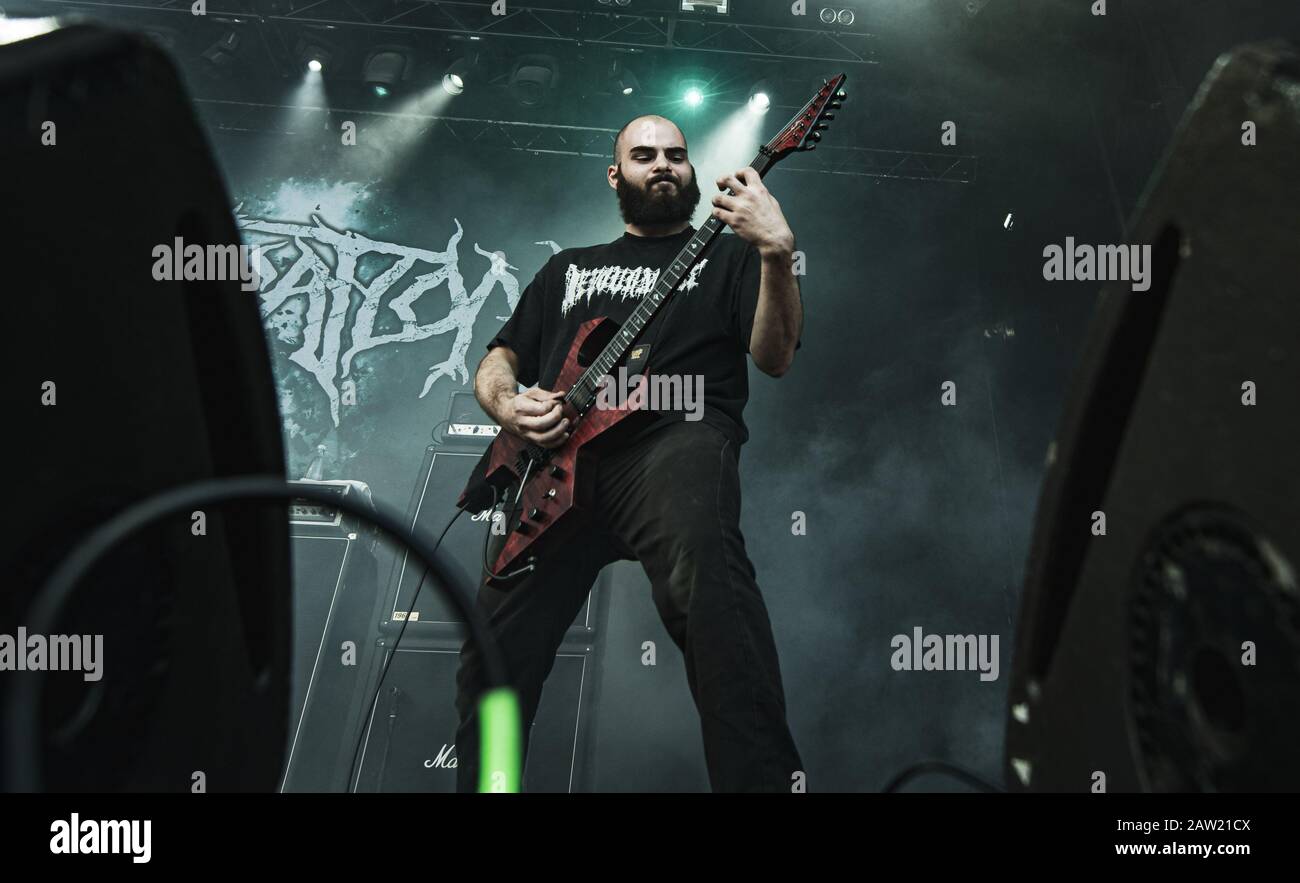 Copenhagen, Denmark. 23rd, 2018. The American death metal band ...