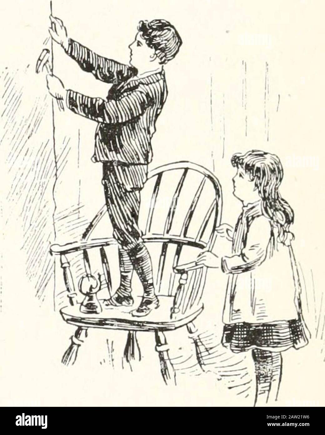 "Little helpers" (1889 Stock Photo - Alamy