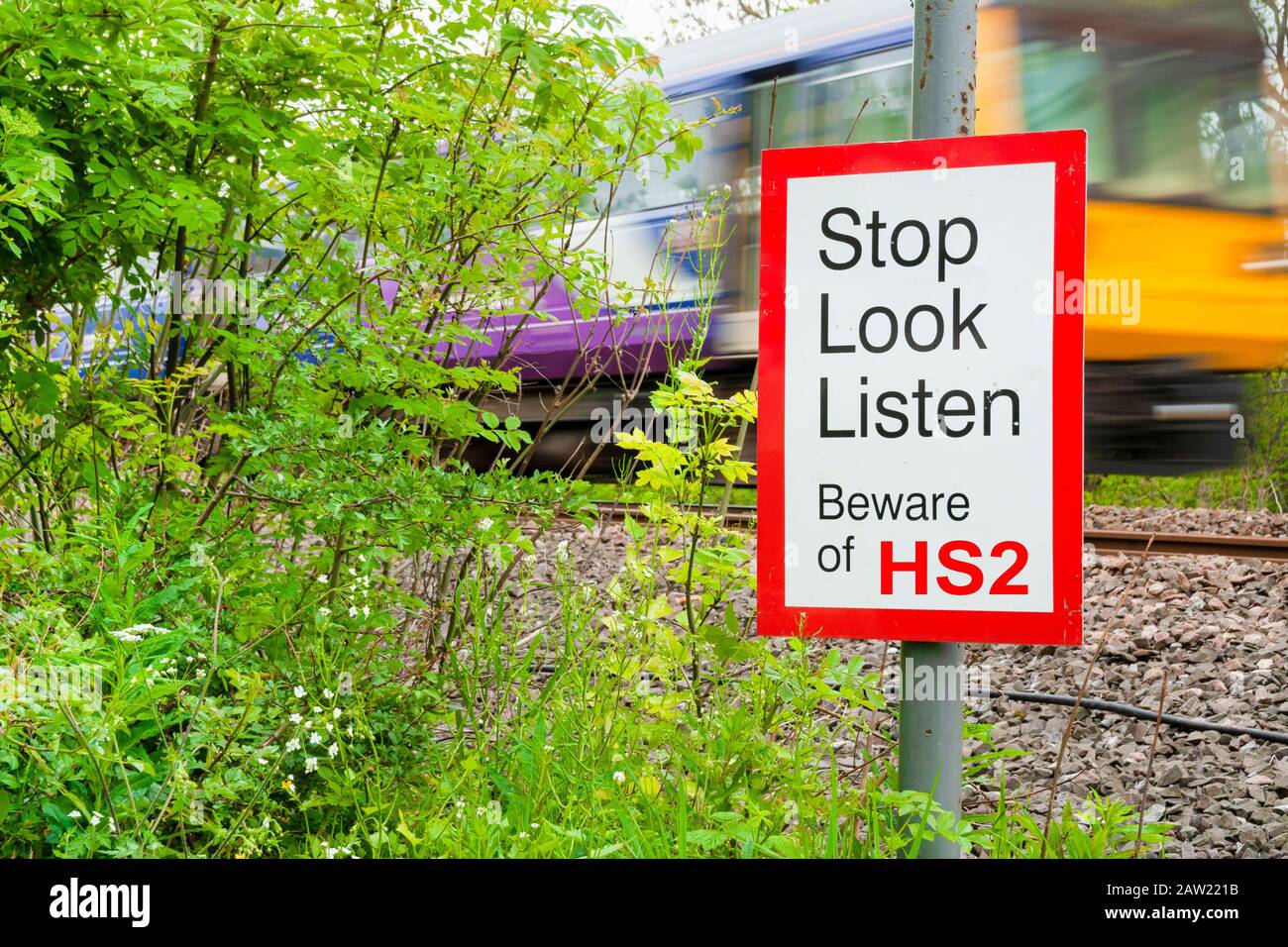 Hs2 train concept hi-res stock photography and images - Alamy