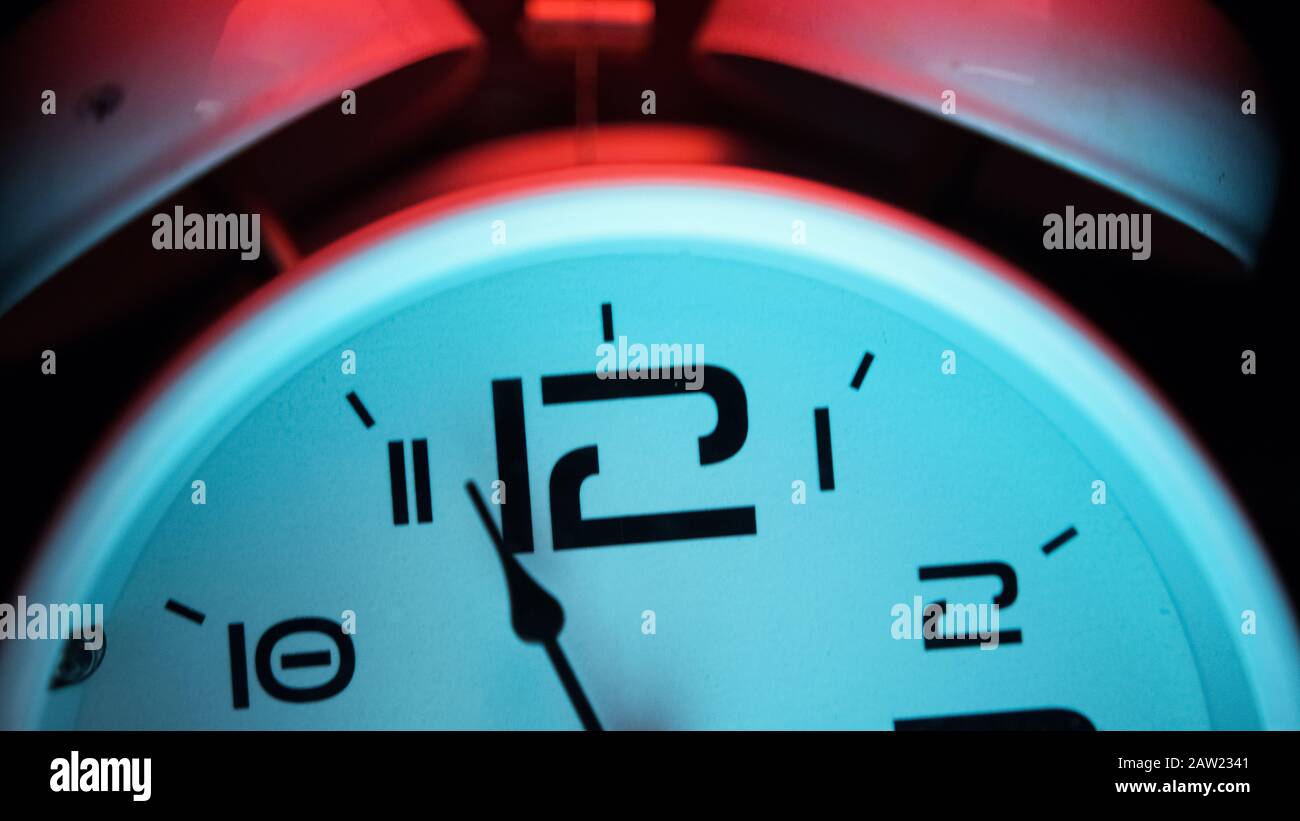 Vector Neon Clock High Resolution Stock Photography and Images - Alamy