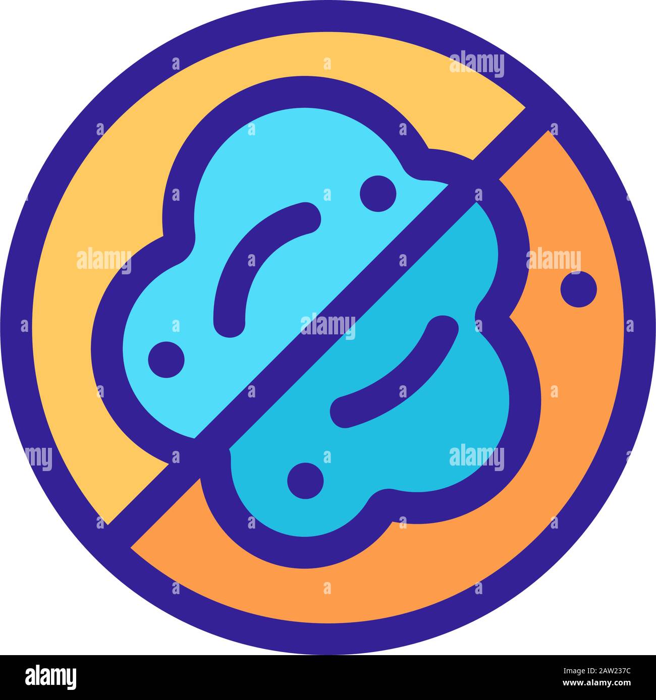 Dust icon vector. Isolated contour symbol illustration Stock Vector ...