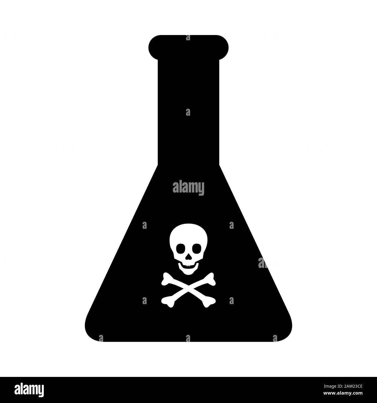 Poison warning label or sign Black and White Stock Photos & Images - Alamy