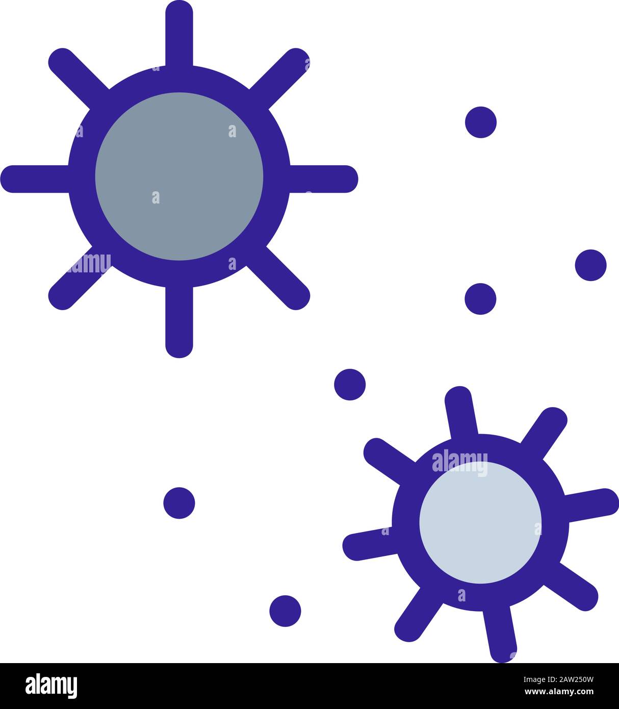 Dust icon vector. Isolated contour symbol illustration Stock Vector ...