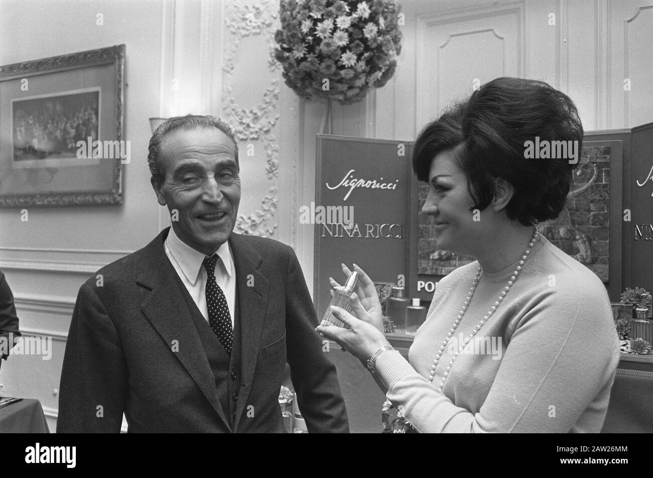 Perfume for men. Italian Robert Ricci of the Paris-based haute couture ...