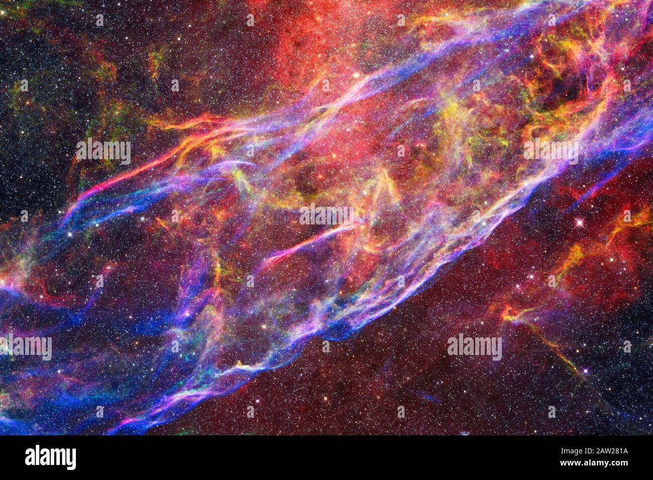 Infinite space with nebulae and stars. Elements of this image furnished ...