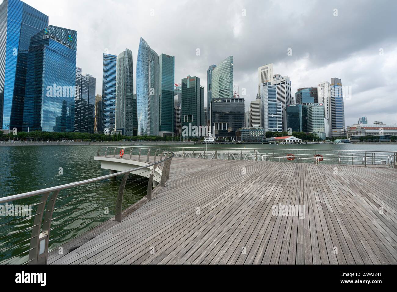 Skyline singapore city marina bay hi-res stock photography and images ...