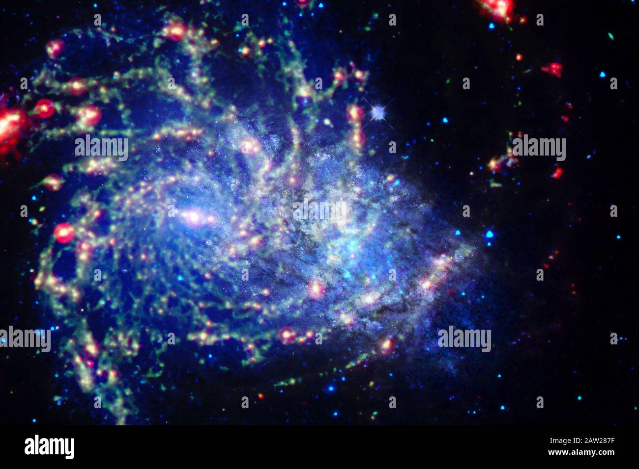 Cluster of stars in deep space. Milky way galaxy. Elements of this ...