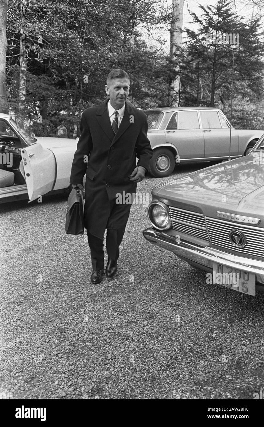 newly appointed Minister of Defense of the cabinet De Jong, Willem den ...