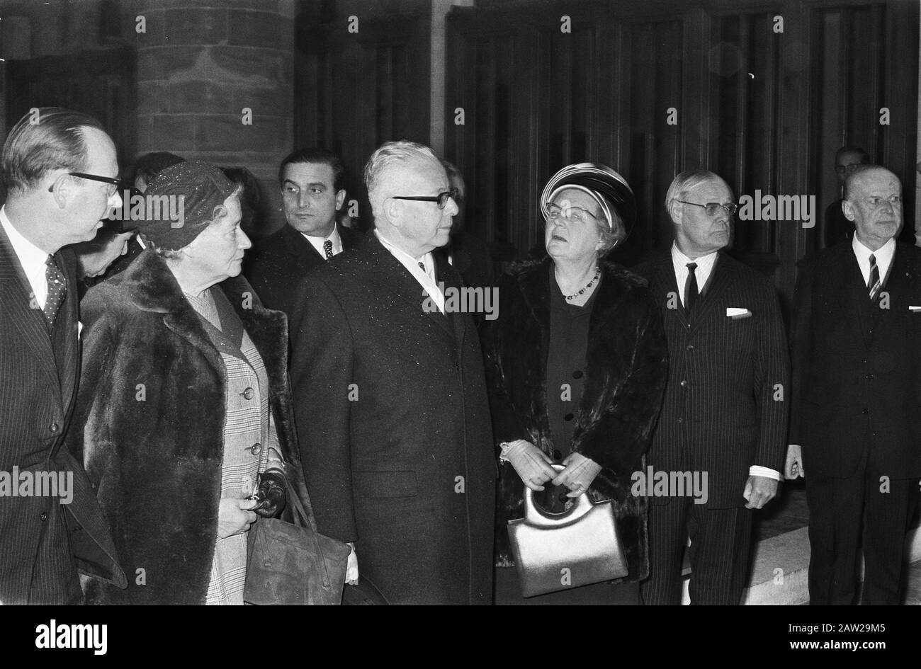 State Visit of Federal President Heinemann West Germany to the ...