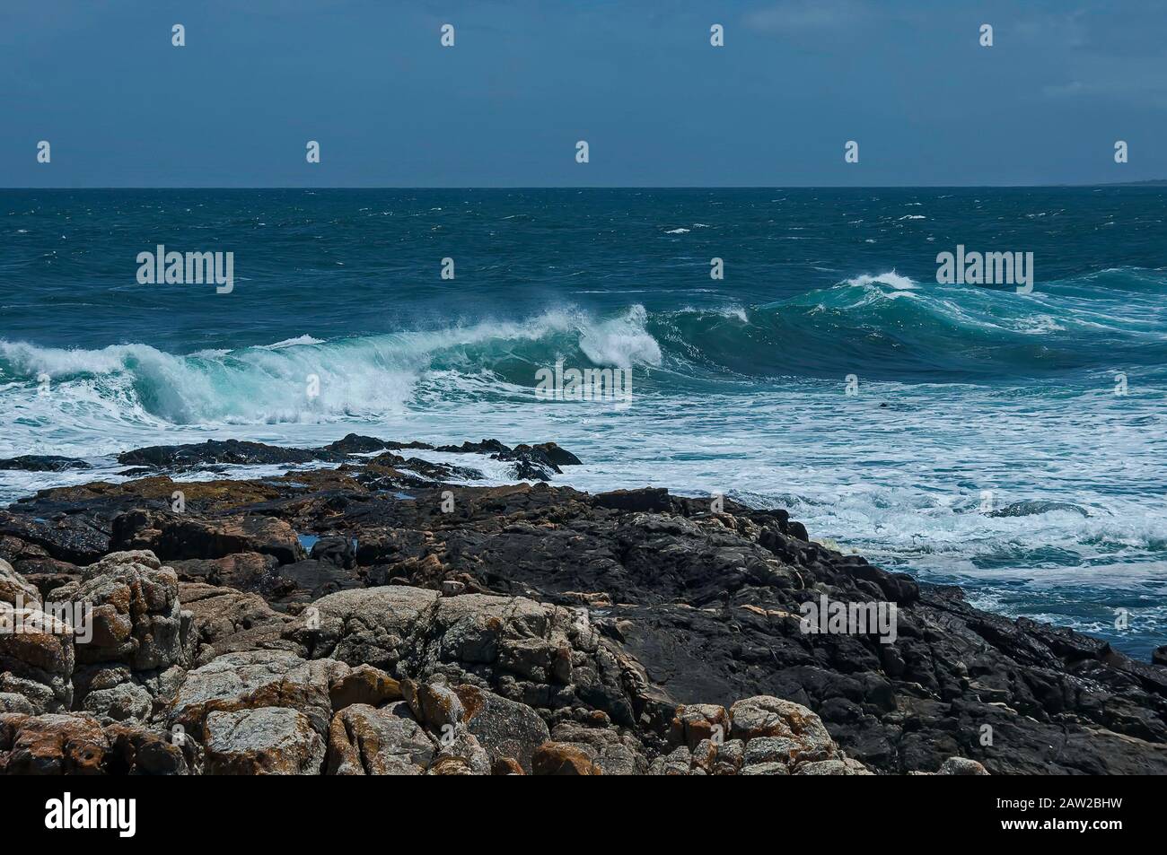Sea shore on Atlantic oceav by Cape Town, South Africa Stock Photo - Alamy