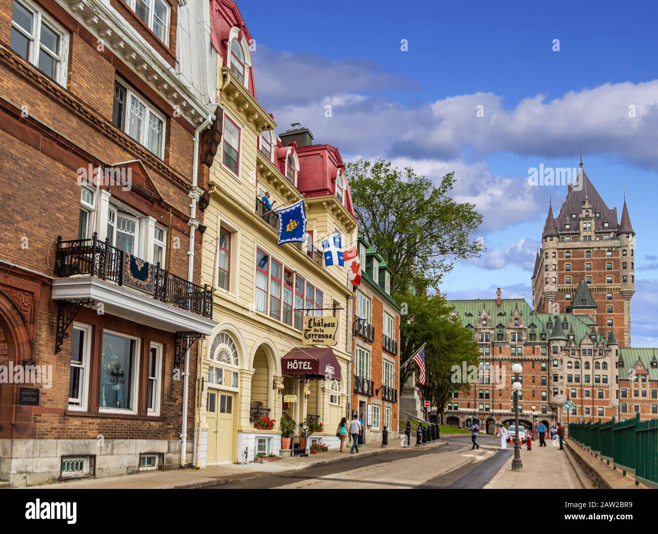 Street in Old Quebec City Stock Photo - Alamy