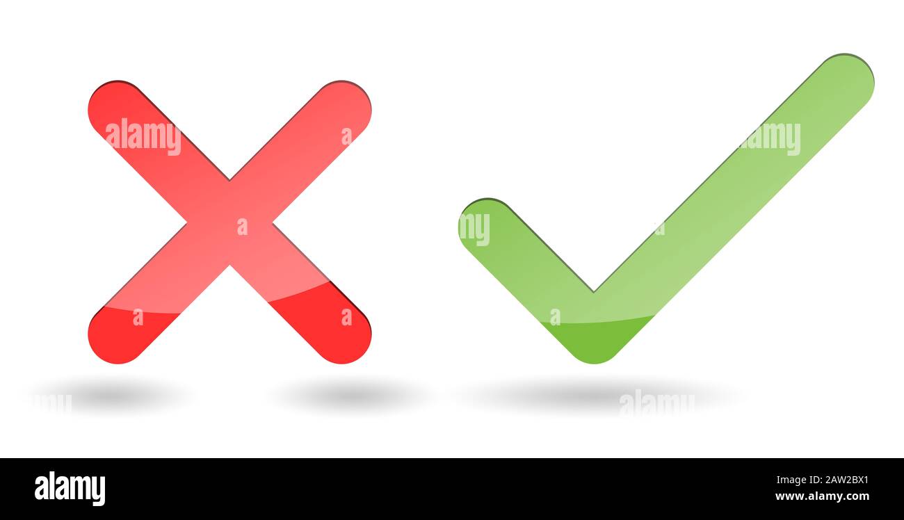 Checkmark icon green tick hi-res stock photography and images - Alamy