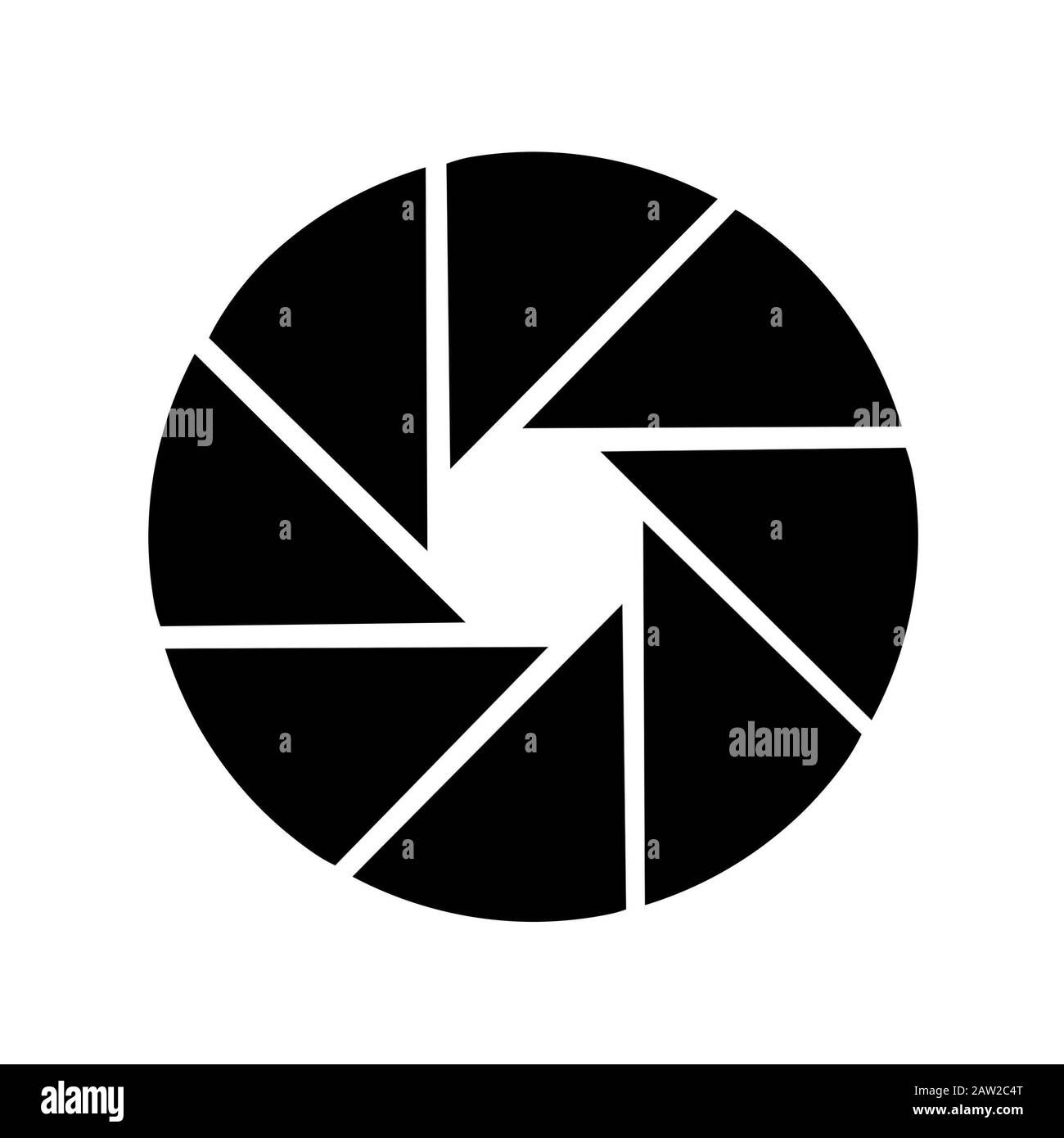 Shutter logo for photo studio isolated on white background Stock Photo ...