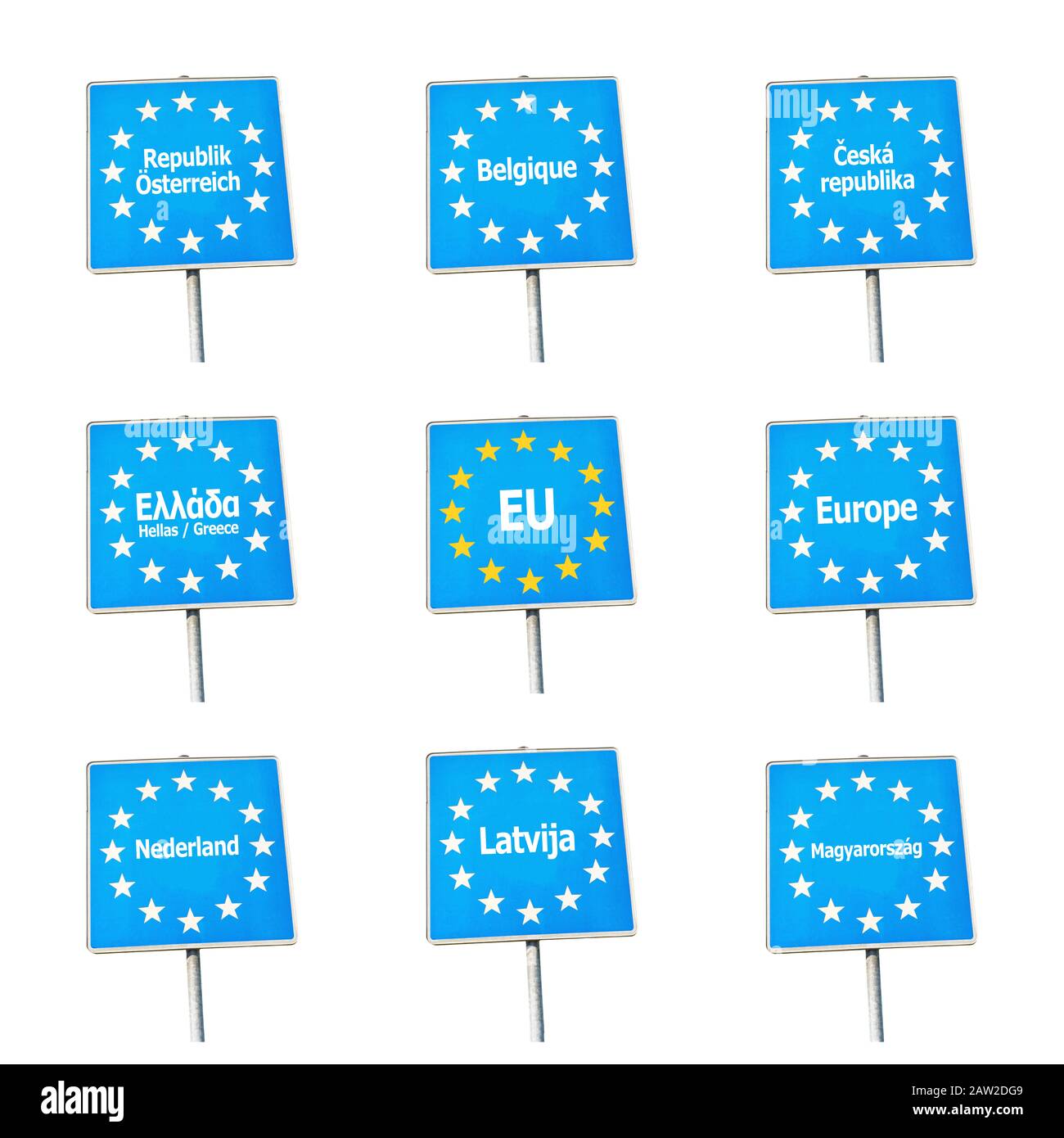 Border signs hi-res stock photography and images - Alamy