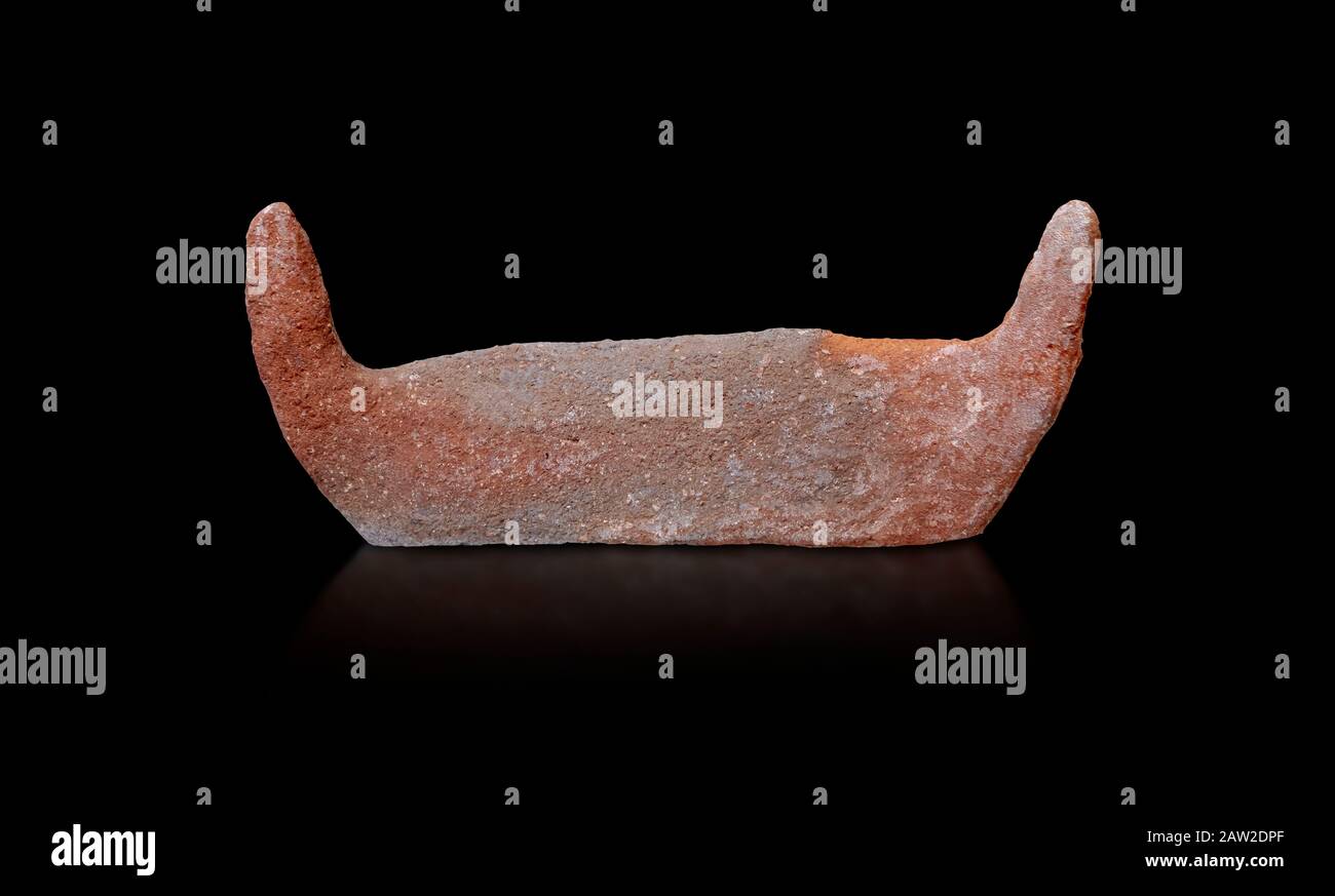 Early Minoan model consecration bull horns, Michlos Cemetery 2600-1900 ...