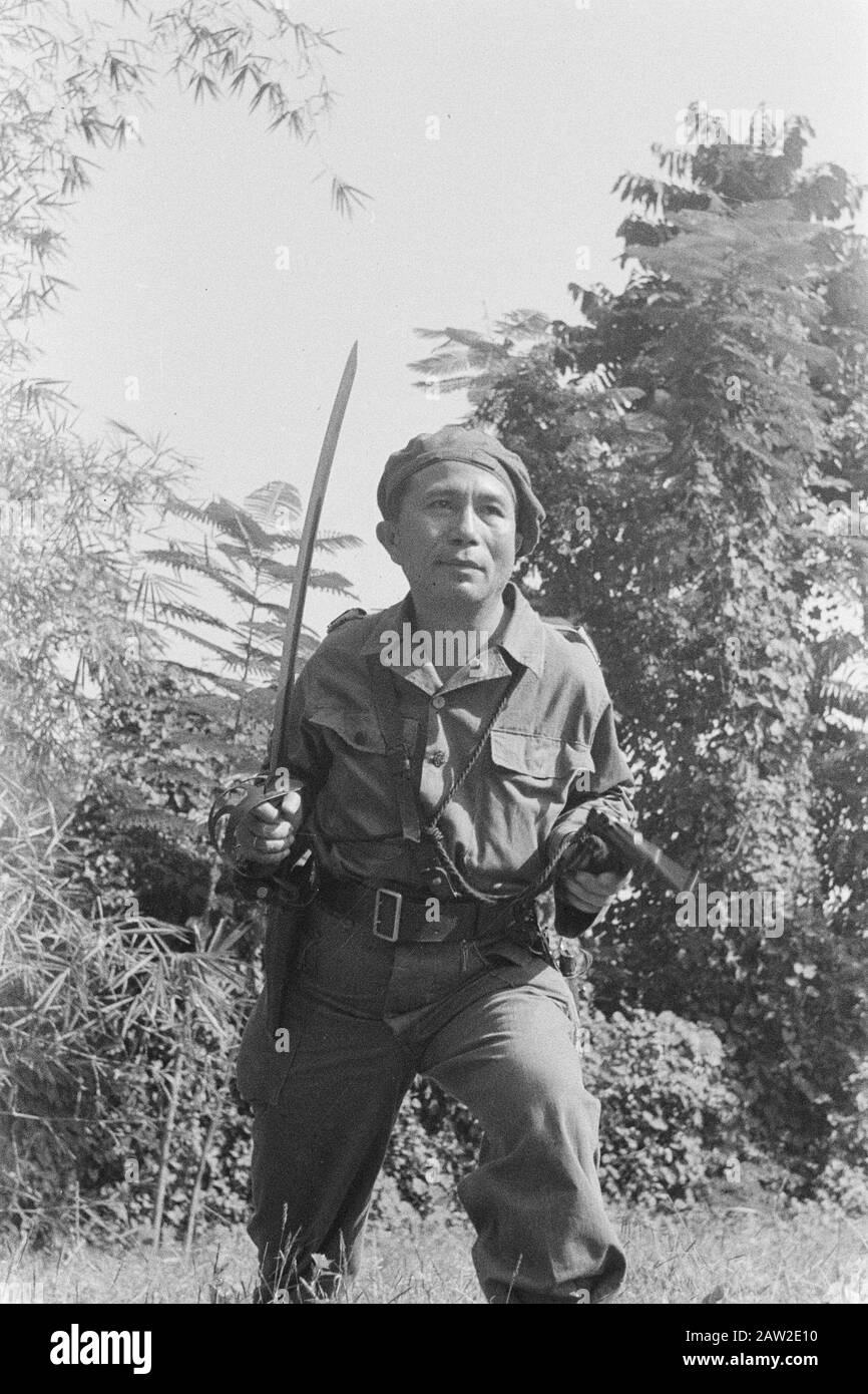 Wait [at the station] Kramat Jakarta [caption correct?] [KNIL soldier ...