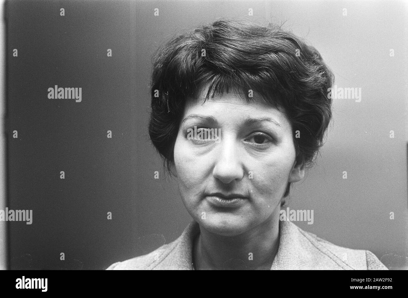 Press conference Sylva Salmon Anson, wife of Russian writer Edward ...