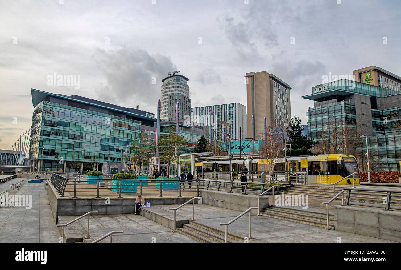 A general view of the BBC offices at Media City in Manchester. PA Photo ...