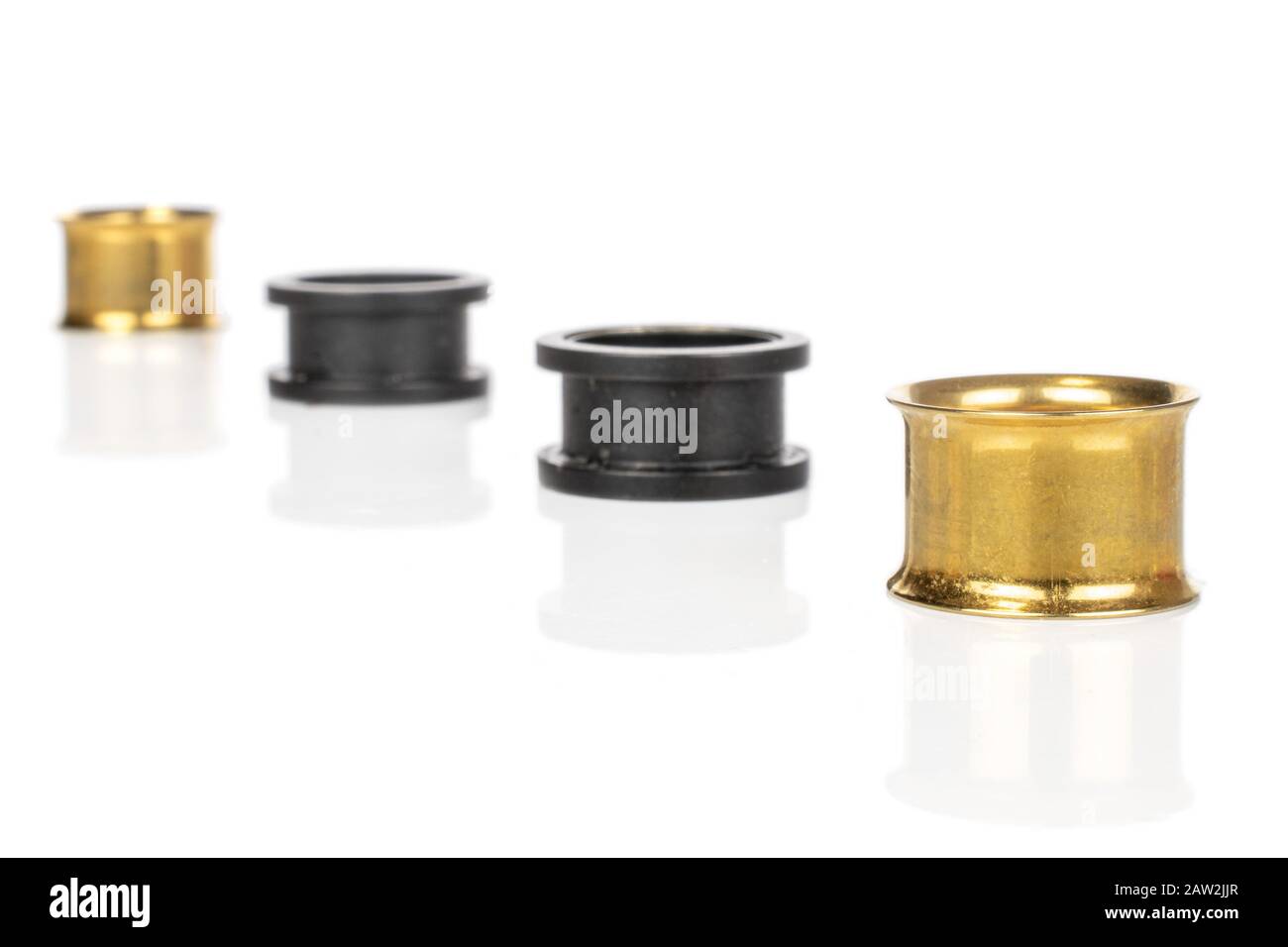 Group of four whole plug isolated on white background Stock Photo - Alamy