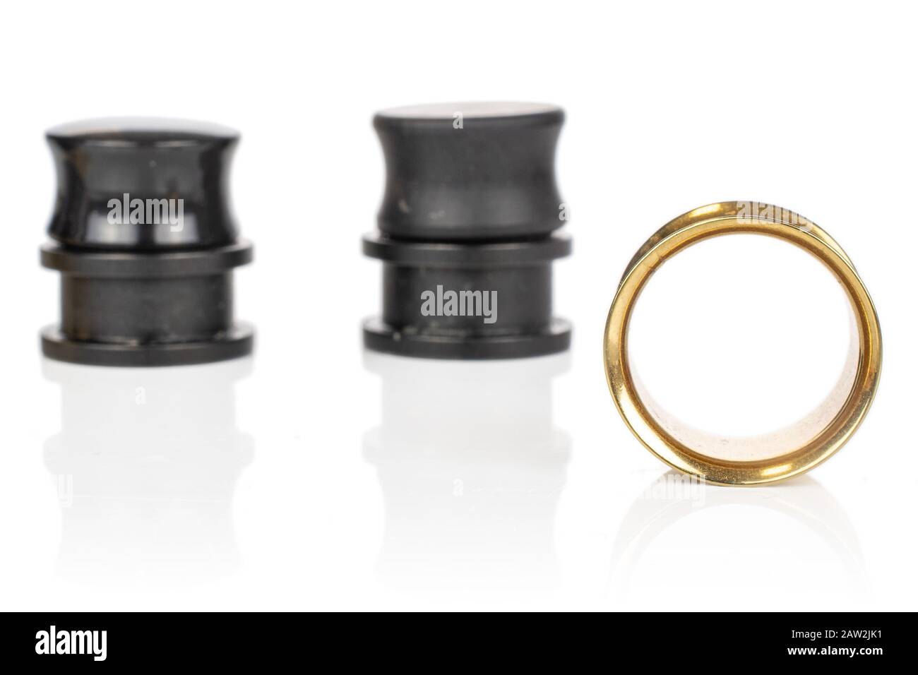 Group of five whole plug isolated on white background Stock Photo - Alamy