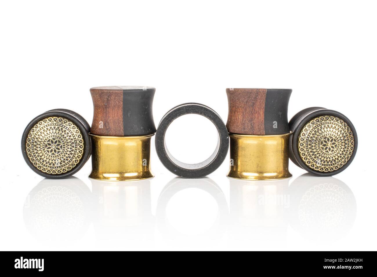 Group of seven whole plug isolated on white background Stock Photo - Alamy