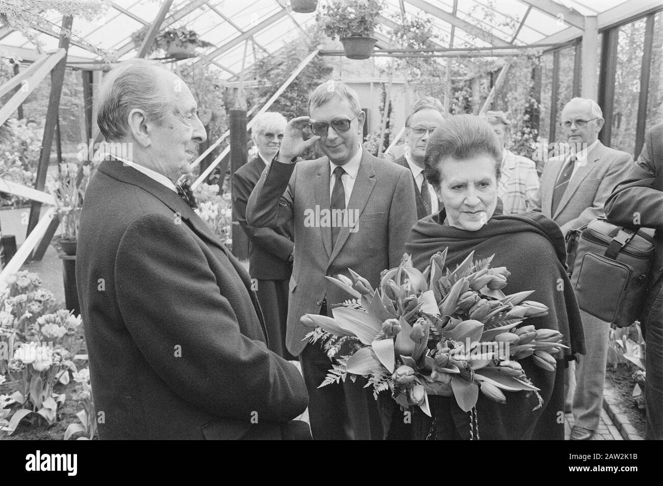 Pianist Vladimir Morowitz and wife visited Keukenhof Date: May 21, 1987 ...