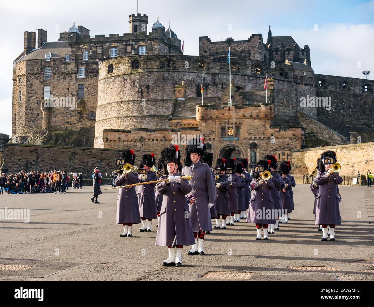 Edinburgh Castle, Edinburgh, Scotland, United Kingdom, 06 February 2020 ...
