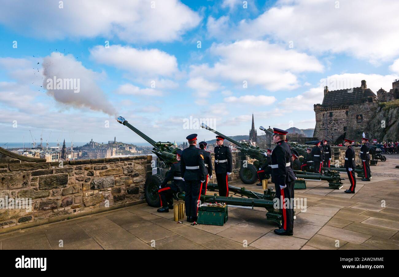 Edinburgh Castle, Edinburgh, Scotland, United Kingdom. 06th Feb, 2020 ...