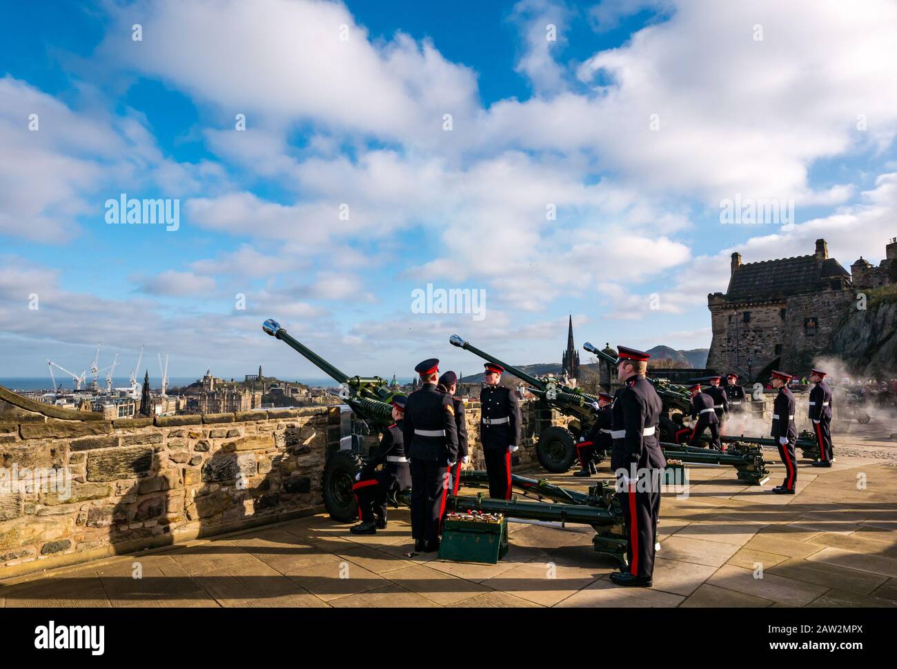 Edinburgh Castle, Edinburgh, Scotland, United Kingdom. 06th Feb, 2020 ...