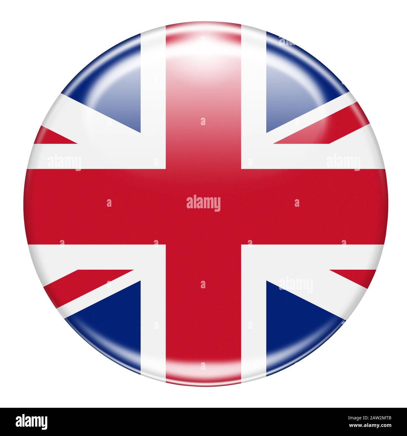 Uk flag button icon Cut Out Stock Images & Pictures - Alamy